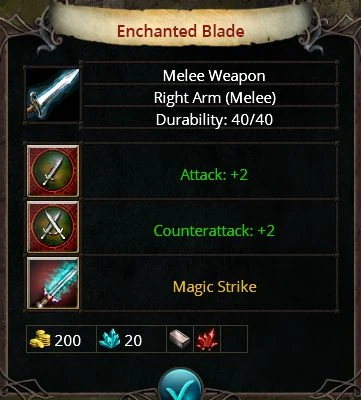 Enchanted Blade | Eador Masters of the Broken World Wiki | Fandom