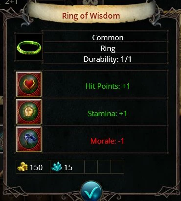 Ring of Wisdom | Eador Masters of the Broken World Wiki | Fandom