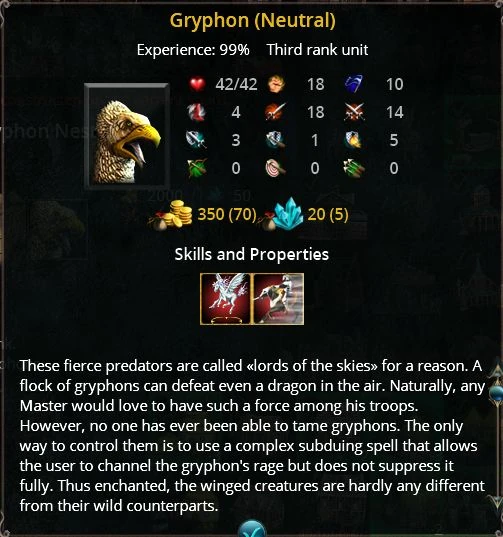 Gryphon | Eador Masters of the Broken World Wiki | Fandom
