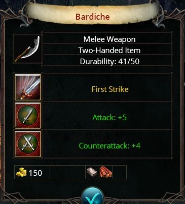 Bardiche | Eador Masters of the Broken World Wiki | Fandom