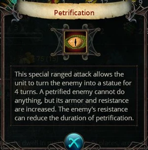 Petrification | Eador Masters of the Broken World Wiki | Fandom