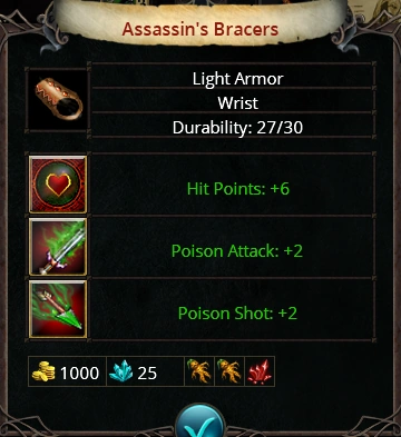 Assassin's Bracers | Eador Masters of the Broken World Wiki | Fandom
