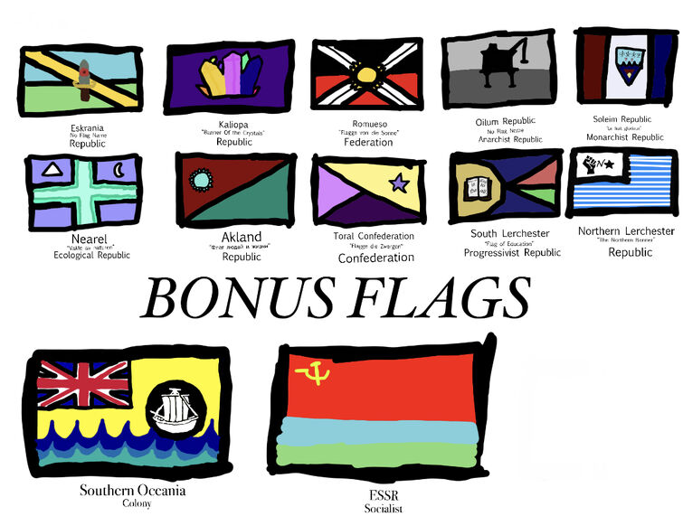 Should I create Fan Made flags? | Fandom