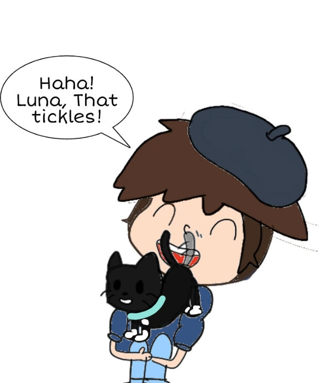 Luna tickles Hiroki | Fandom