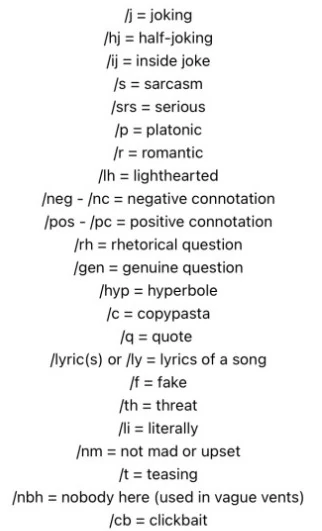 A small list of tone indicators in case you don't know any! | Fandom