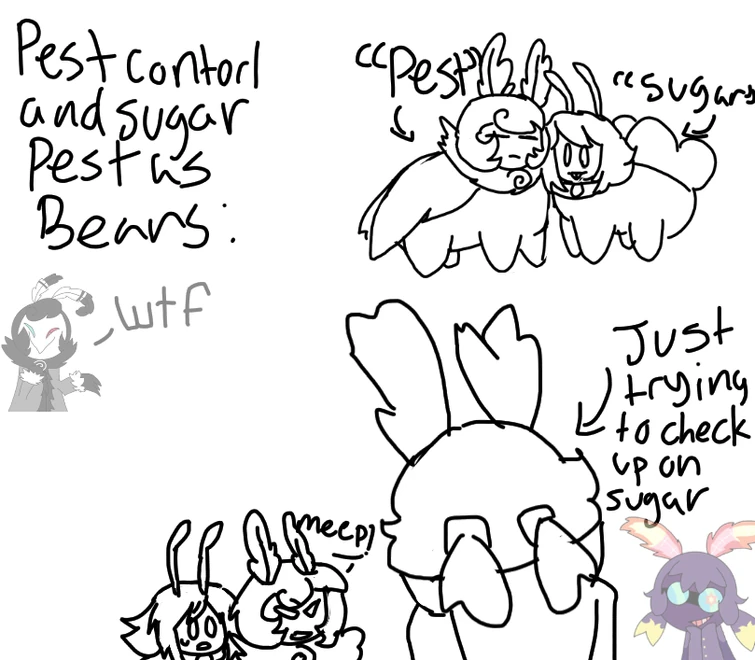 Pest control and Sugar pest as bean creatures | Fandom