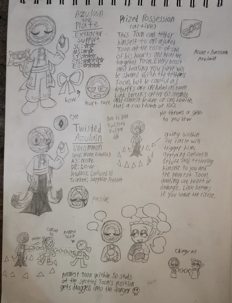 Azulain + some doodles | Fandom