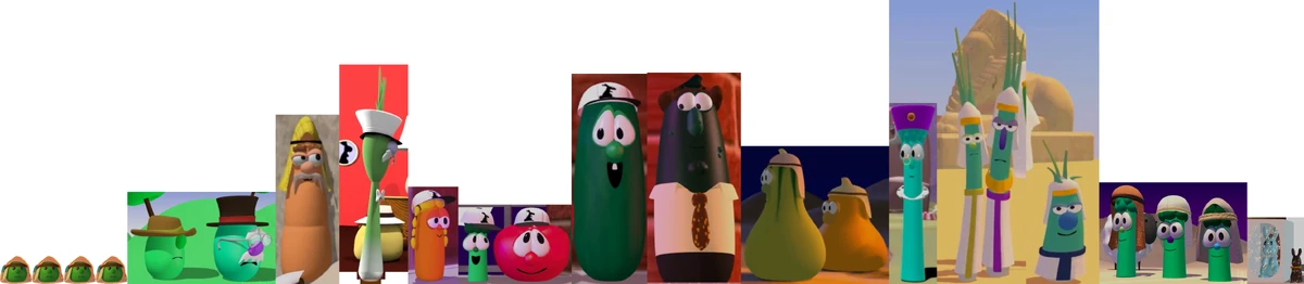 VeggieTales Inspiration Animations of 12 Stories In One (Models Render ...