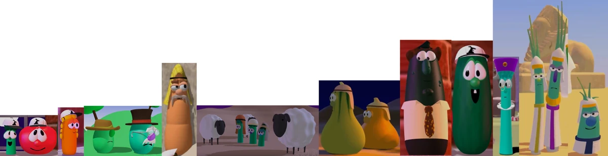 20 VeggieTales 12 Stories In One Models Render | Early VeggieTales Wiki ...