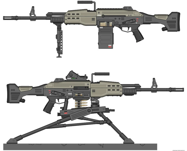 M55 SSW (Squad Support Weapon) | Earth2308 Wiki | Fandom