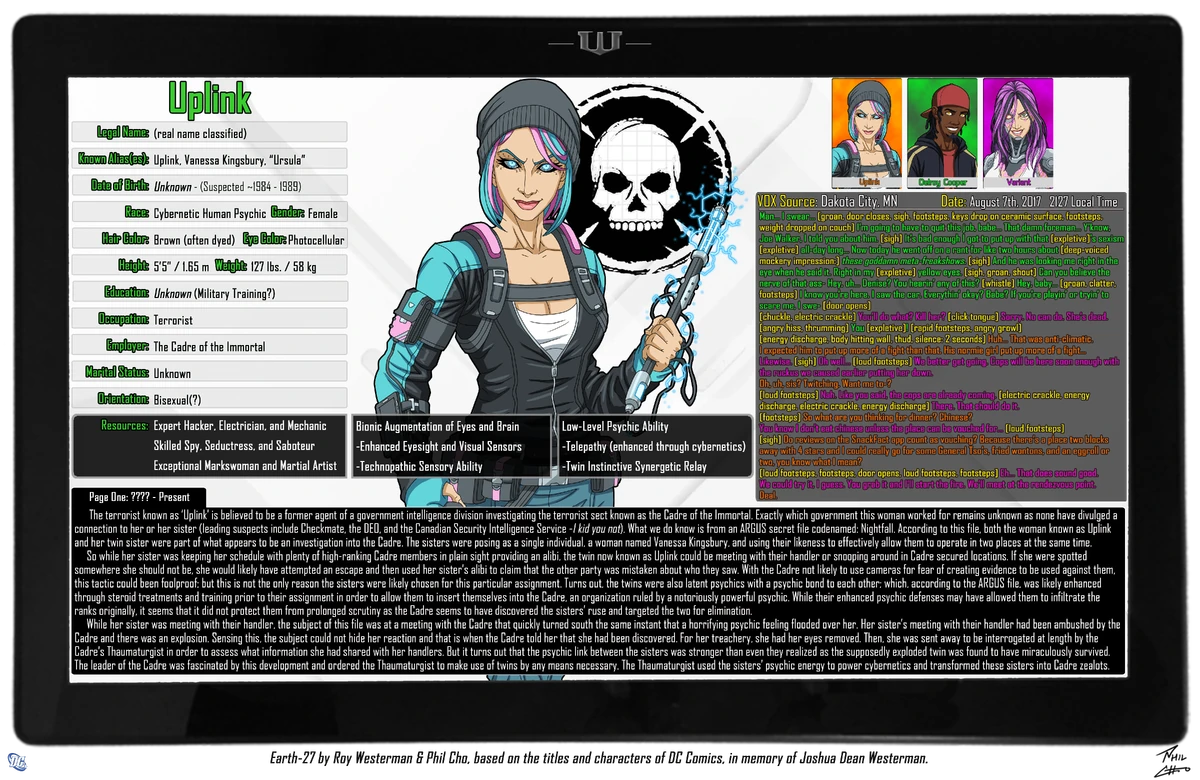 Oracle Files: Uplink | Earth-27 Wiki | Fandom