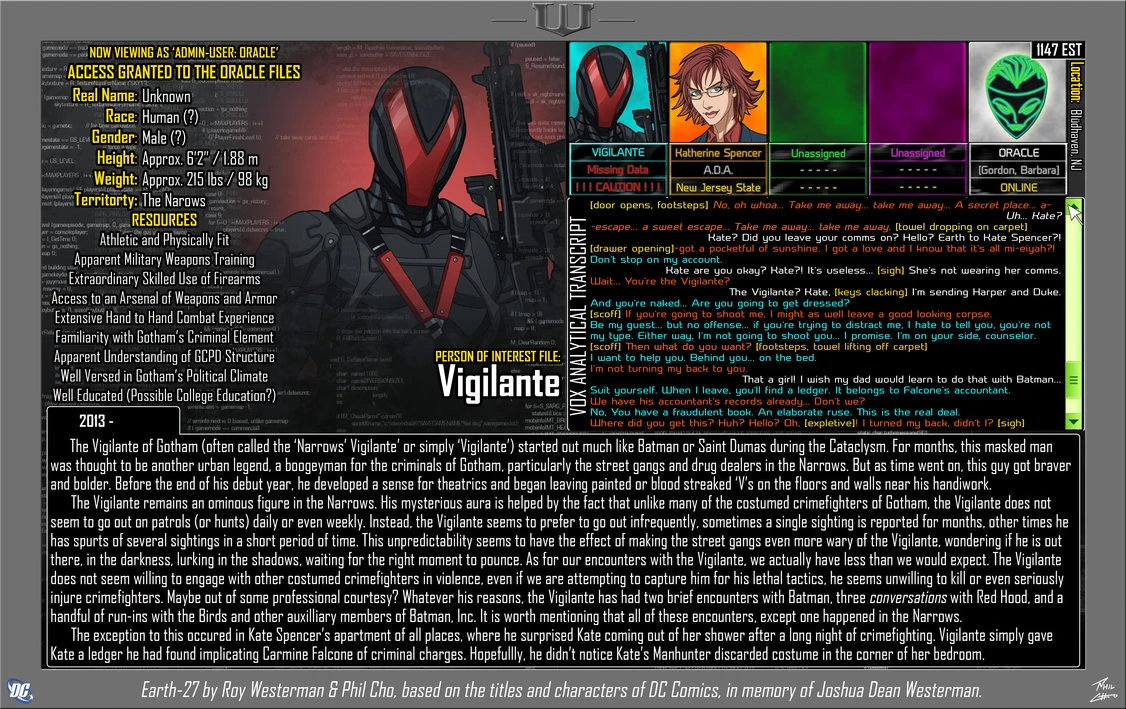 Oracle Files: Adrian Chase 2 | Earth-27 Wiki | Fandom