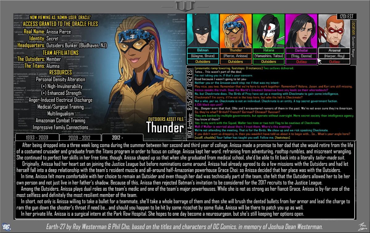 Oracle Files: Anissa Pierce 3 | Earth-27 Wiki | Fandom