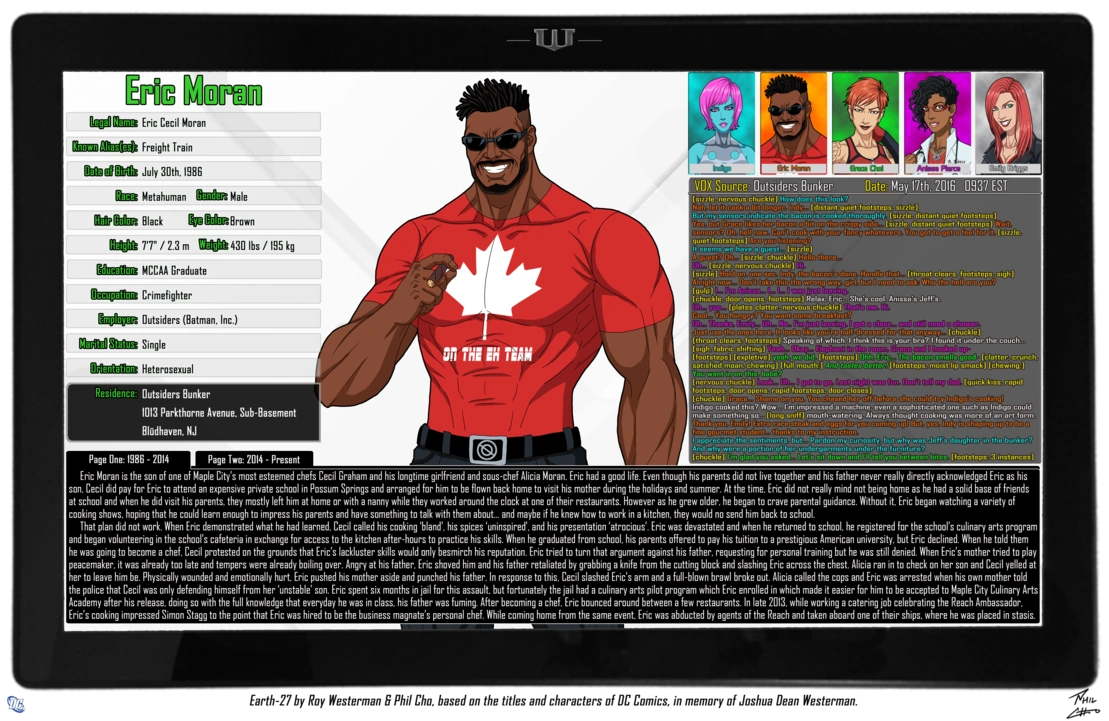 Oracle Files: Eric Moran 1 | Earth-27 Wiki | Fandom