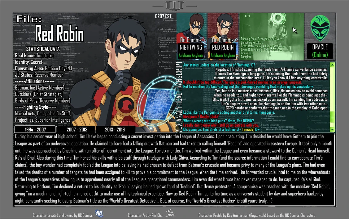 Oracle Files: Tim Drake 3 | Earth-27 Wiki | Fandom