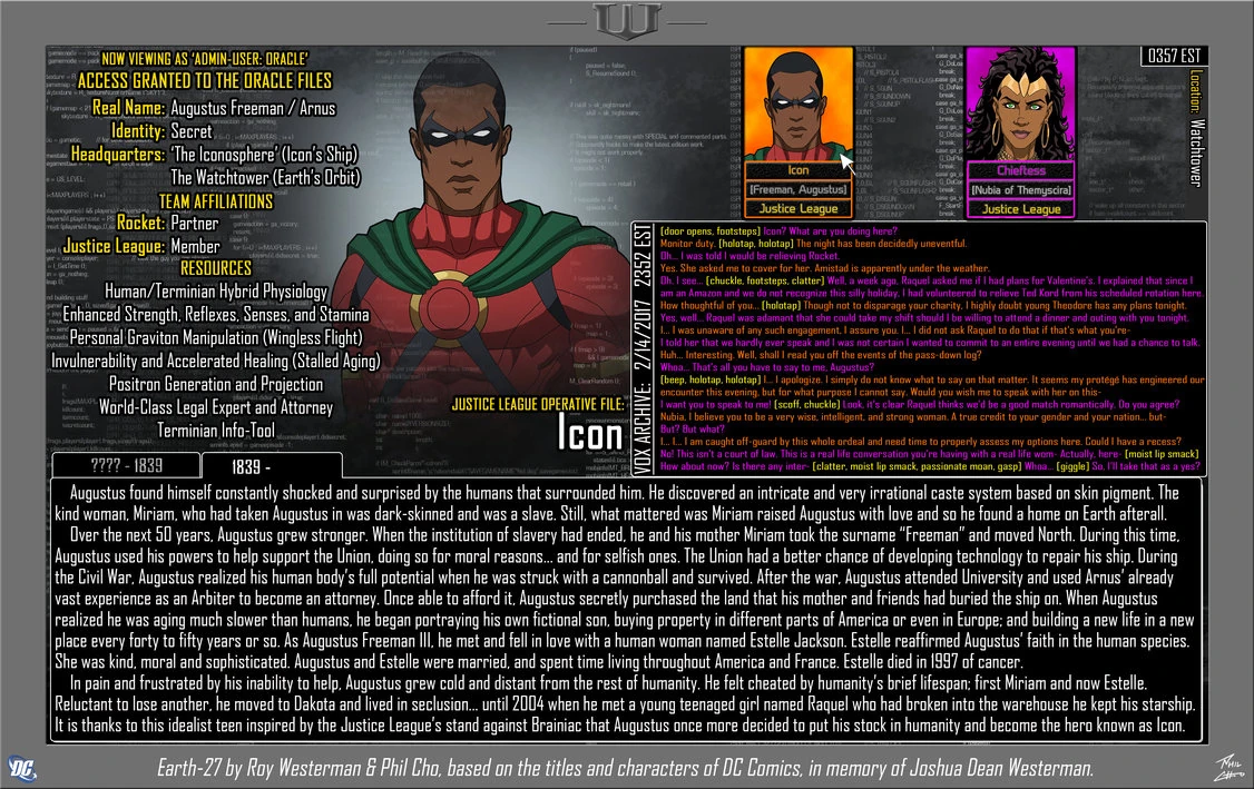 Oracle Files: Augustus Freeman 2 | Earth-27 Wiki | Fandom