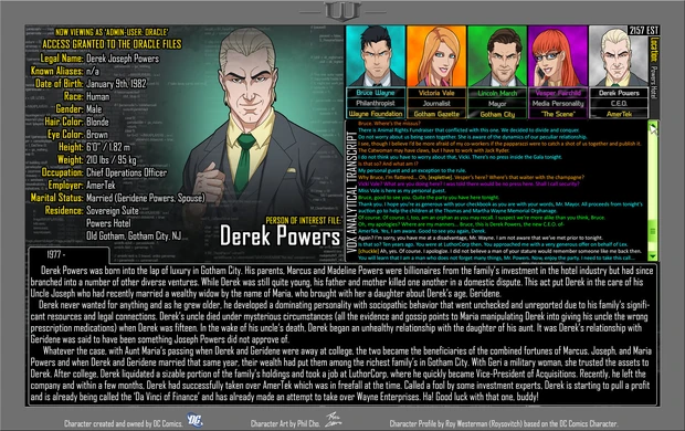 Oracle Files: Derek Powers 1 | Earth-27 Wiki | Fandom