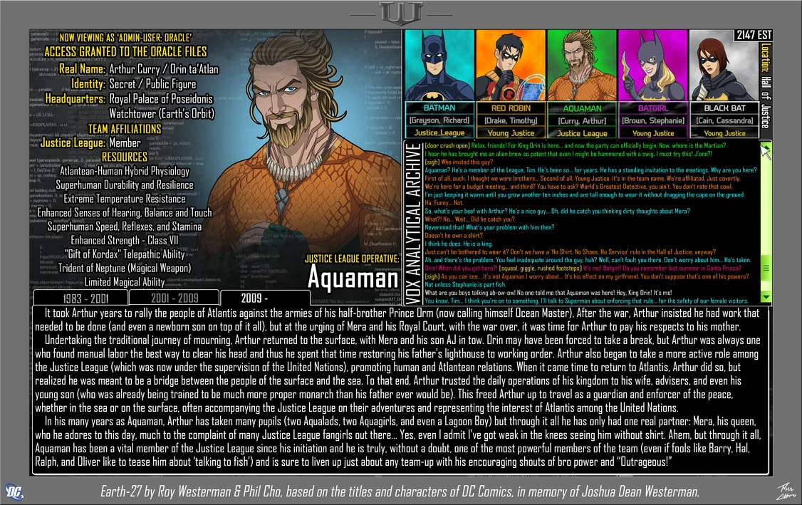 Oracle Files: Arthur Curry 3 | Earth-27 Wiki | Fandom