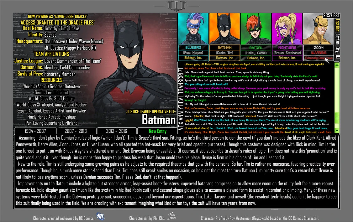 Oracle Files: Tim Drake 4 | Earth-27 Wiki | Fandom
