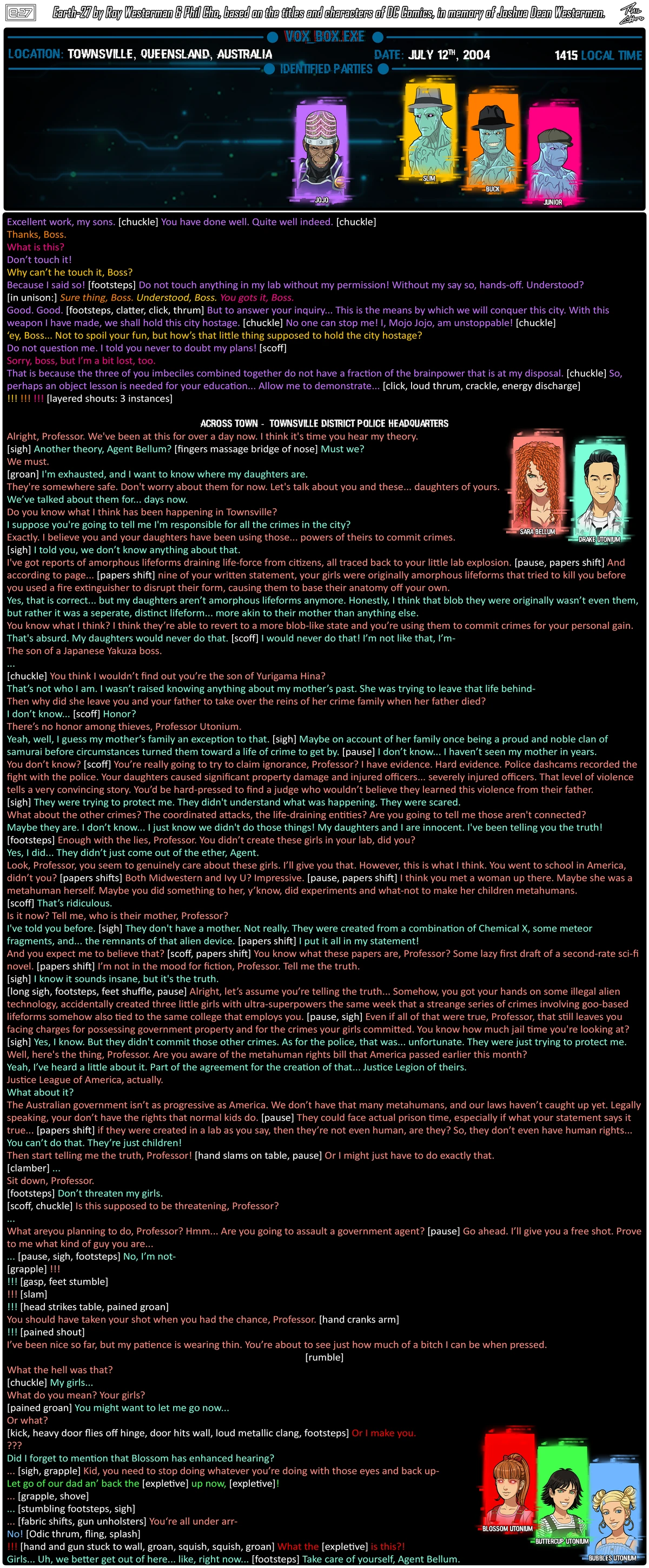 VOX Box: Powerpuff 9 | Earth-27 Wiki | Fandom