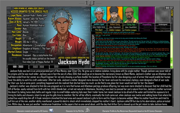 Oracle Files: Jackson Hyde 1 | Earth-27 Wiki | Fandom