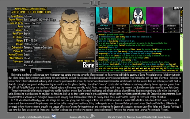 Oracle Files: Bane 1 | Earth-27 Wiki | Fandom