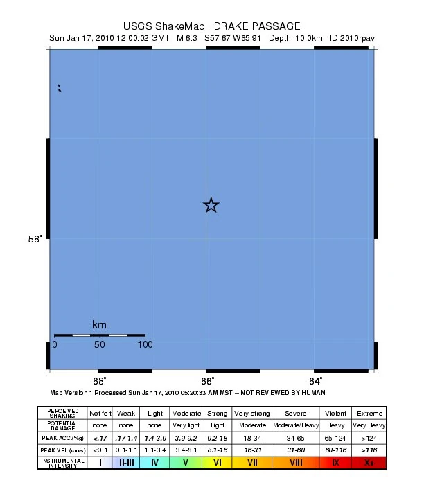 2010 January 17, Drake Passage | Earthquakes Wiki | Fandom