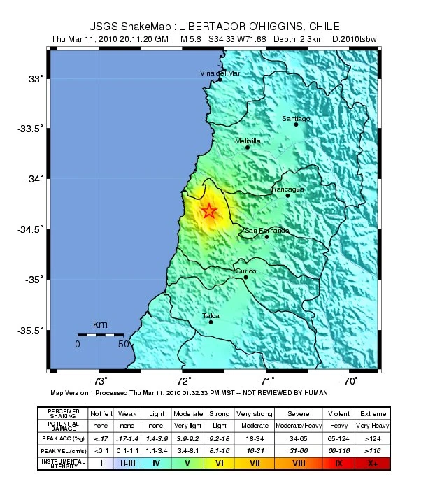 2010 March 11 (17:11), Chile | Earthquakes Wiki | Fandom