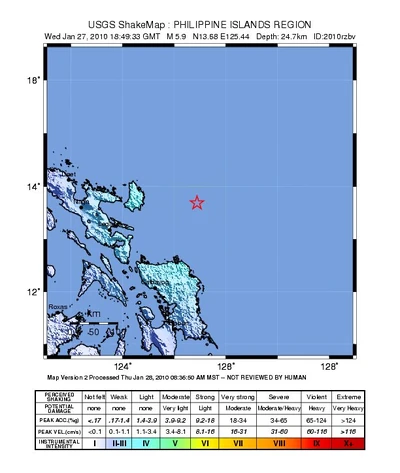 2010 January 28, Philippines | Earthquakes Wiki | Fandom