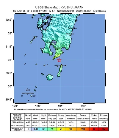 2010 January 25, Japan | Earthquakes Wiki | Fandom