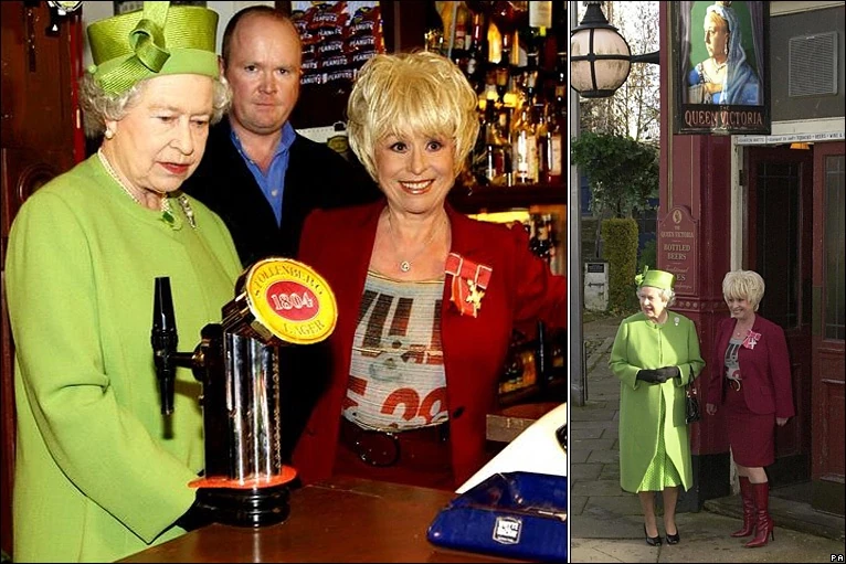 Notable public figures that have visited the EastEnders set ...