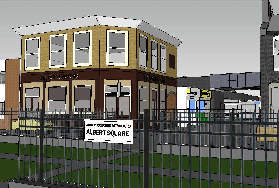 3D Simulation of Walford London, E20 in January 1986 | EastEnders Wiki ...