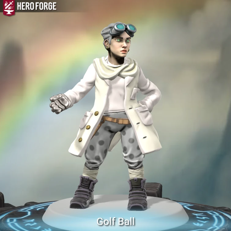 Golf Ball and Book humans in Heroforge! | Fandom