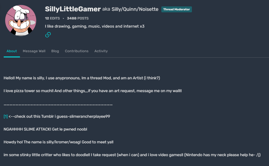 Silly is a thread mod!!!! | Fandom