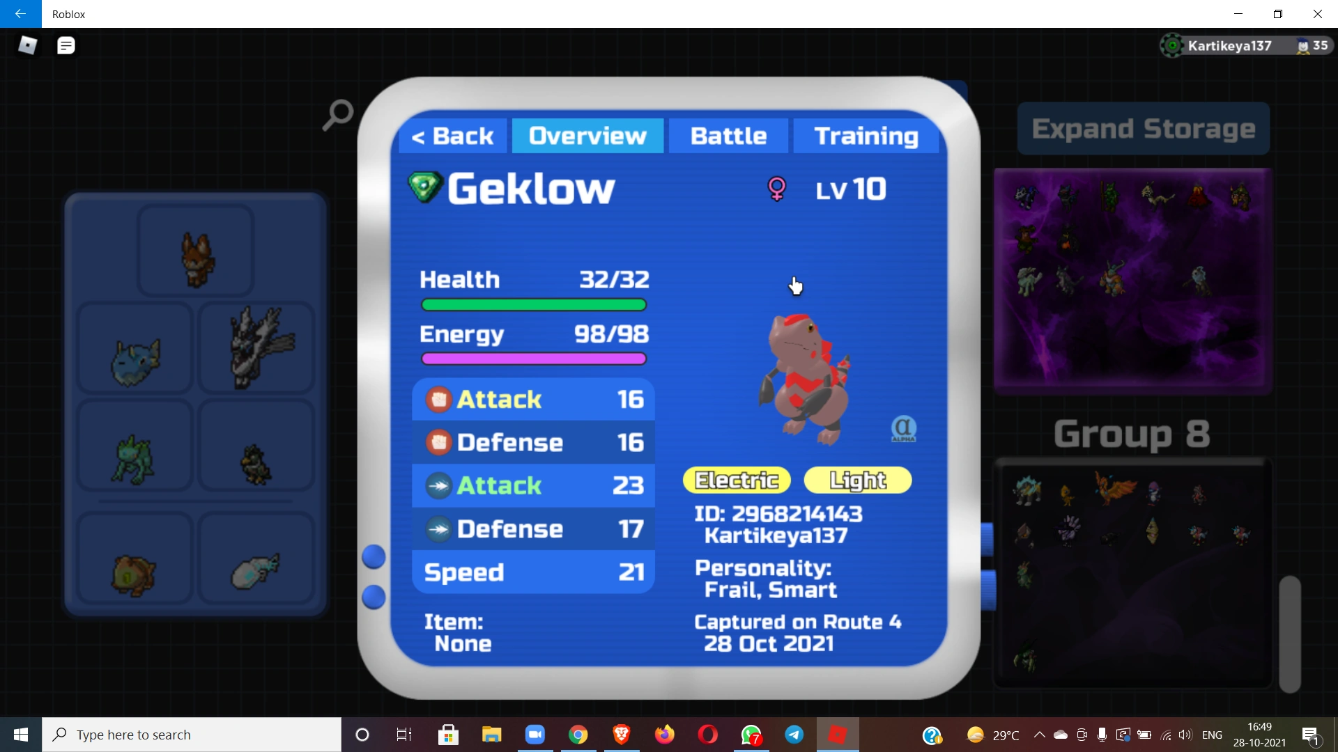 A gleaming alpha Geklow or Gleaming alpha Eleguana better. | Fandom