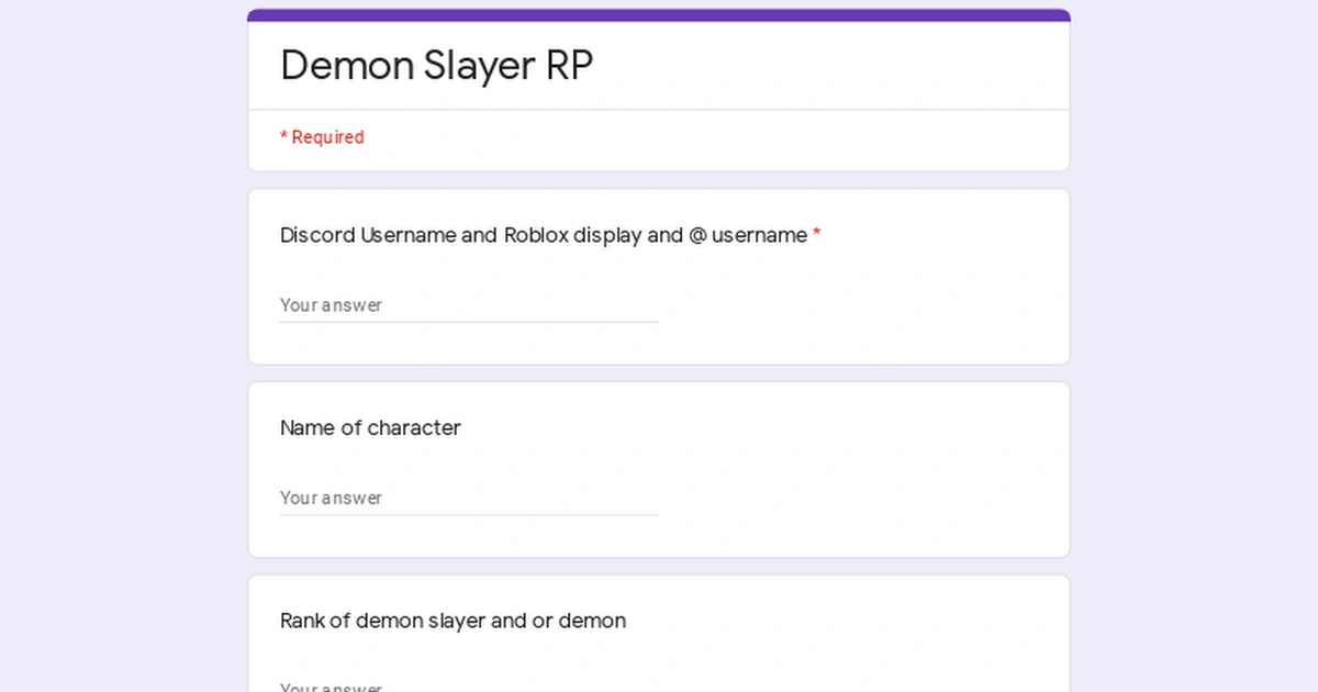 Demon Slayer RP | Fandom