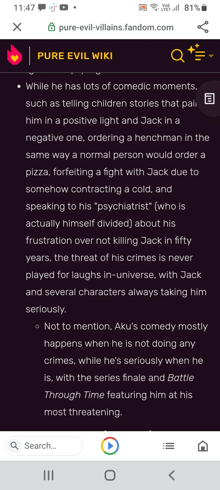 So let me get this straight about Aku | Fandom