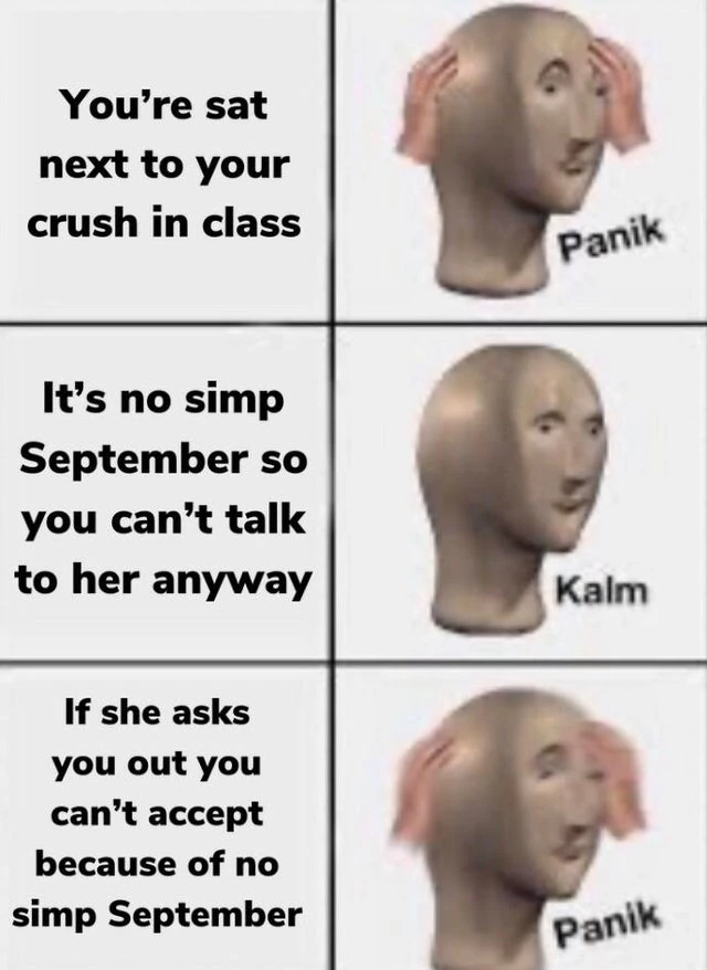No Simp September Meme | Fandom