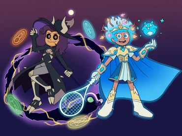 Calamity Anne and Titan Luz Vs. Star Butterfly and Steven Universe ...