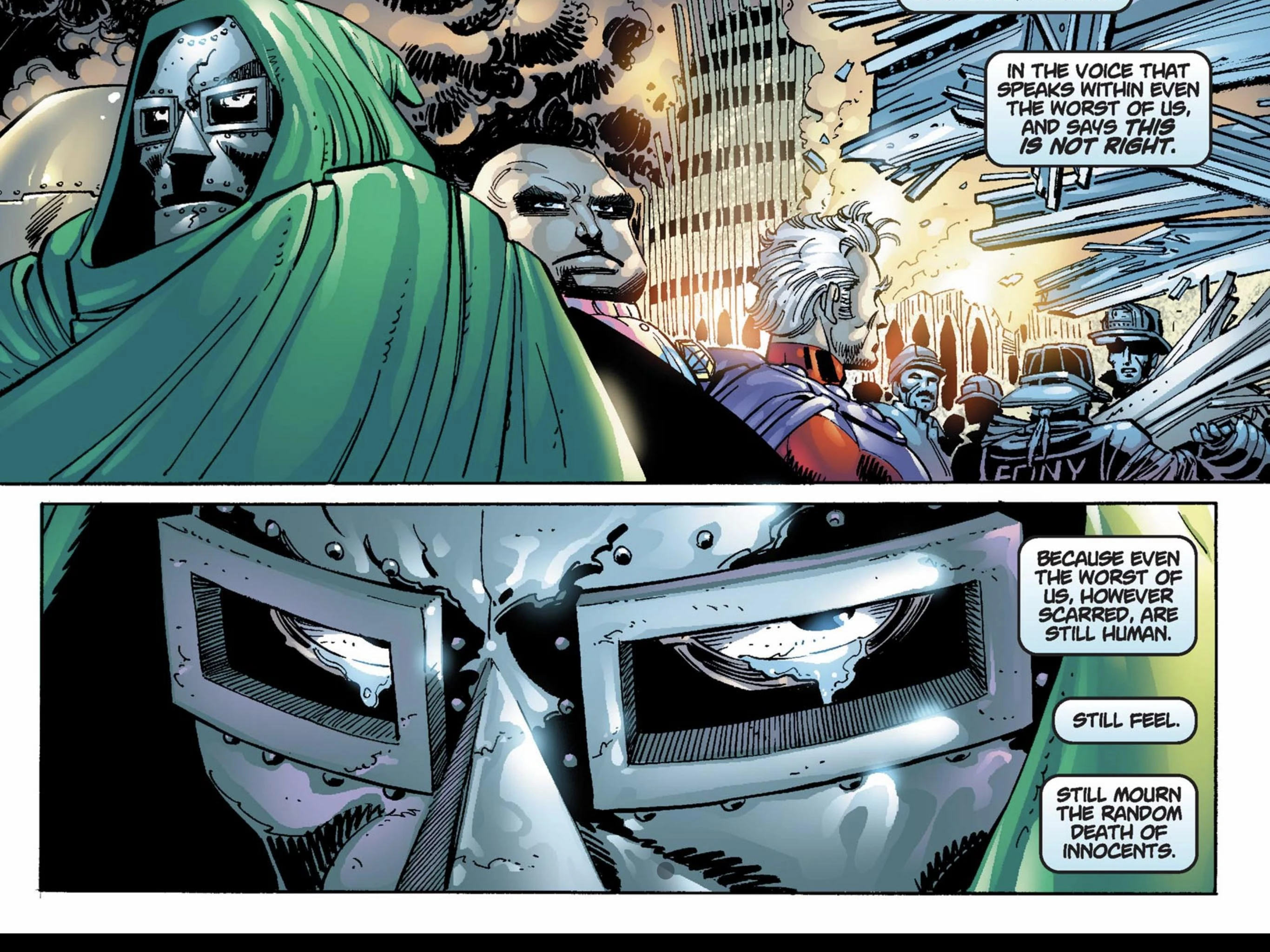 What are your thoughts on Doctor Doom crying over 9 11 | Fandom