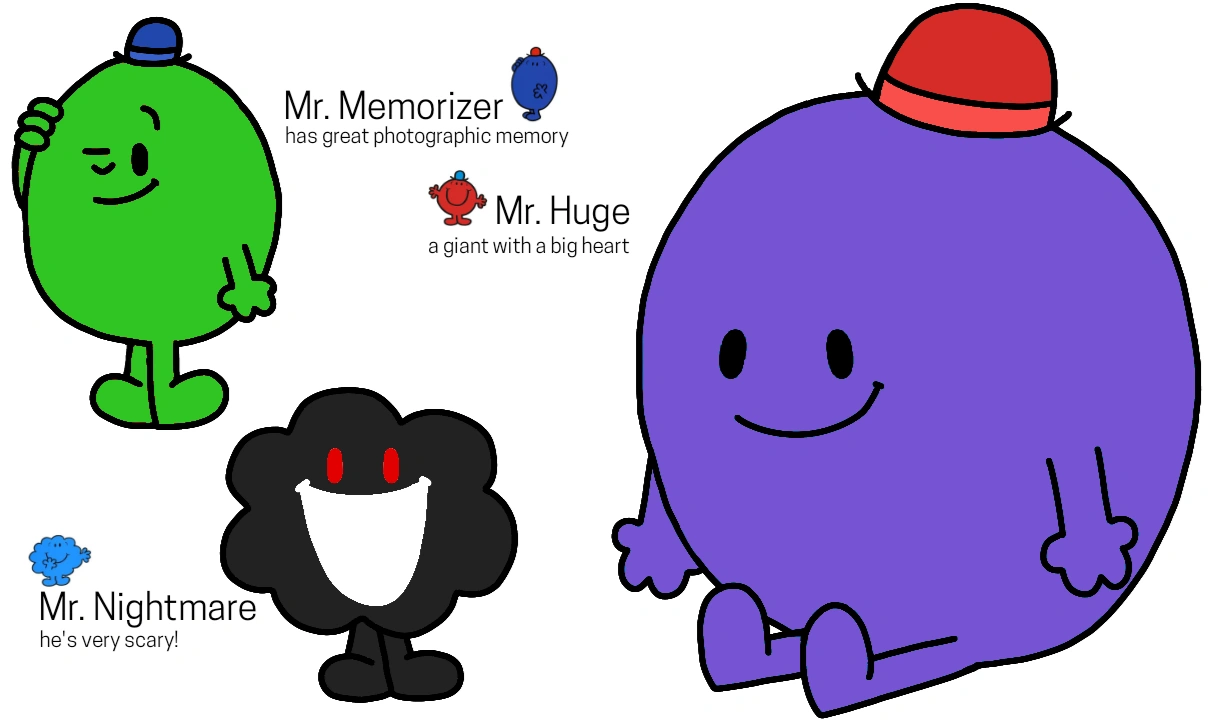 I made some opposites of some Mr. Men | Fandom