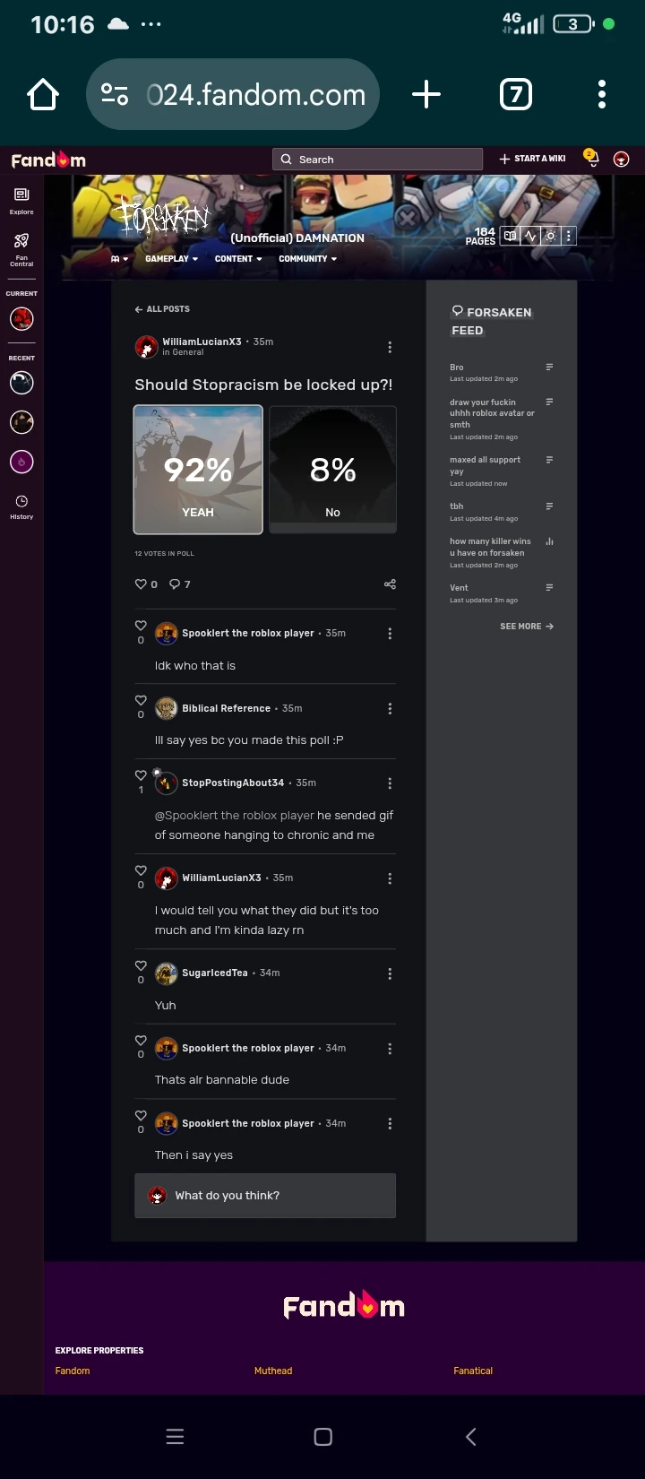 Mods/Admins pls do smth about | Fandom