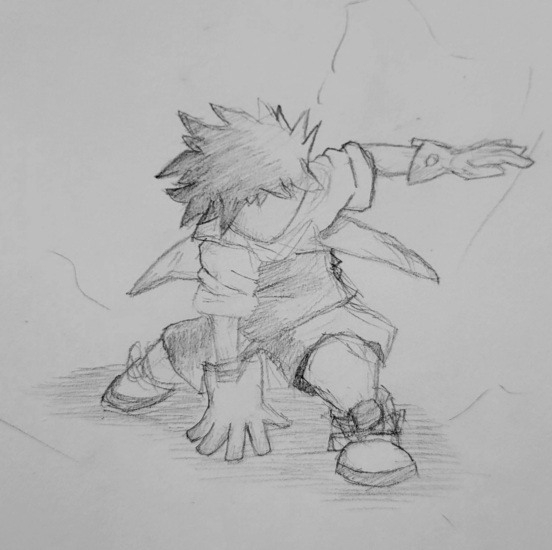 Deku practice sketch | Fandom
