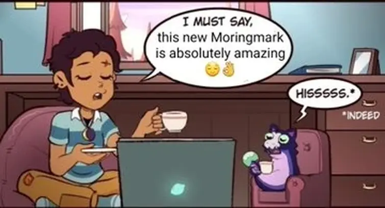 MoringMark comic reaction pics | Fandom