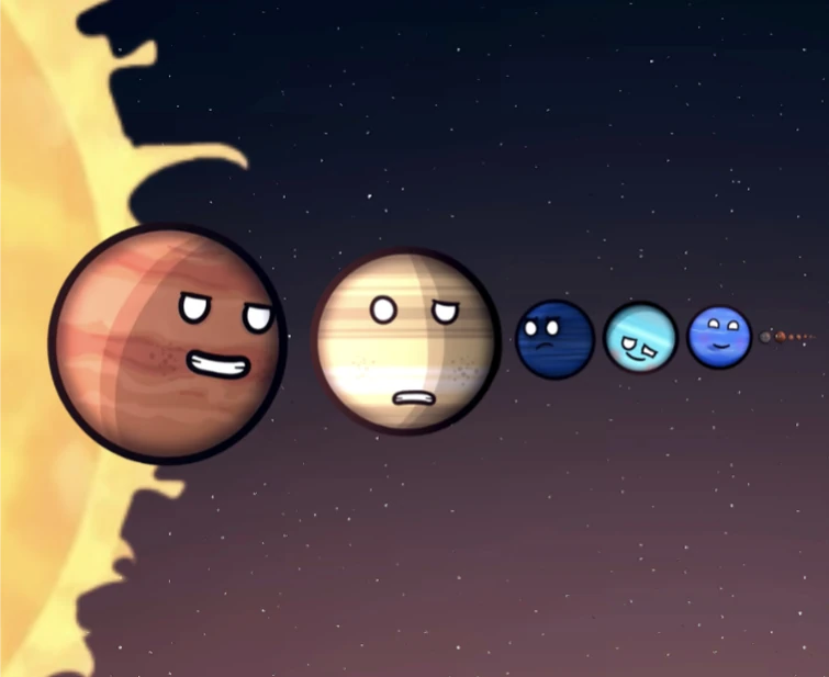 The Early Solar System - Scientifically Accurate Sizes | Fandom