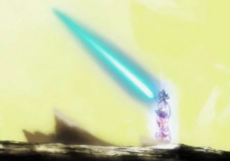 Goku uses the Ki Spirit Sword to pierce Jiren’s energy sphere | Fandom