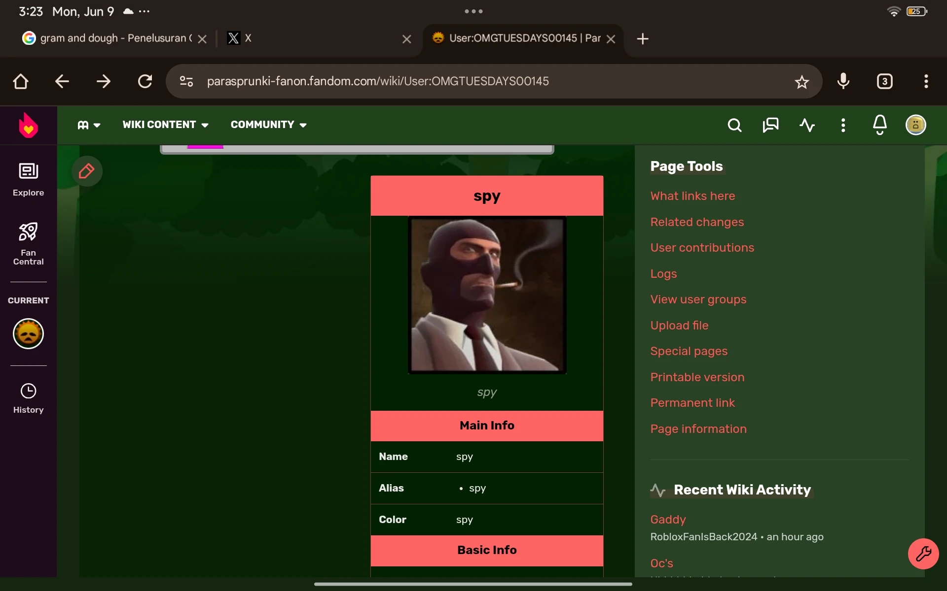 is my profile page peak guys | Fandom