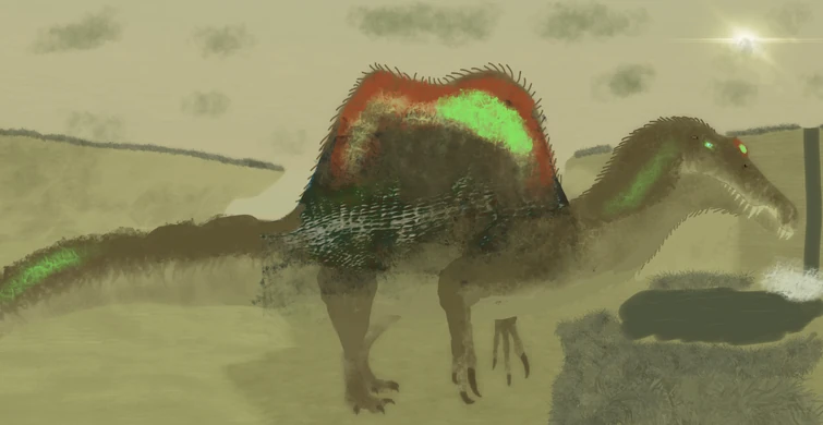 Spinosaurus art (edited from dwm) | Fandom