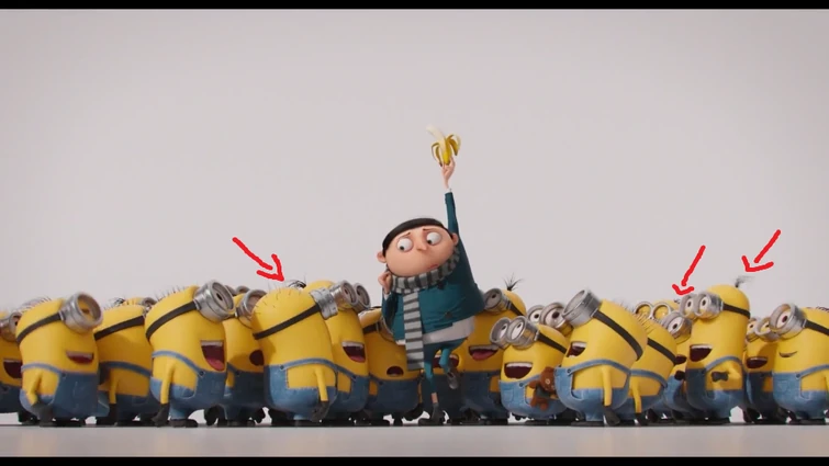 Why all the tall two eyed minions have their hair toward back in ...