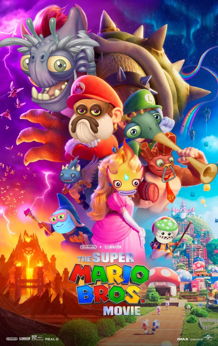 My take on the Mario Movie characters as monsters | Fandom